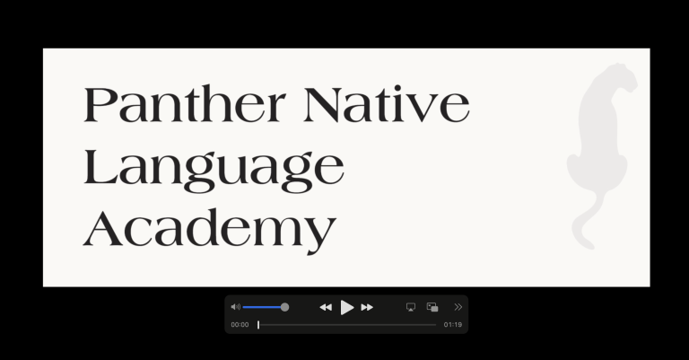 Thank You, Panther Native Language Academy Teachers!